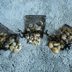Natural Stone Rune Set - Etsy