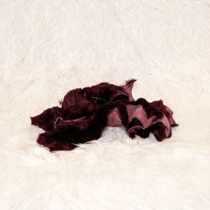 Raccoon Scrap Fur Pieces - Dyed Red - Etsy