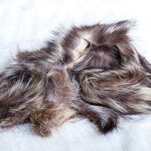 Raccoon Scrap Fur Pieces - Etsy