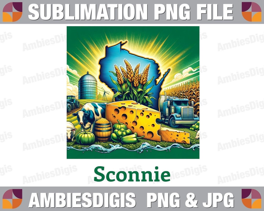 Wisconsin Sconnie Graphic PNG - INSTANT DOWNLOAD - Etsy