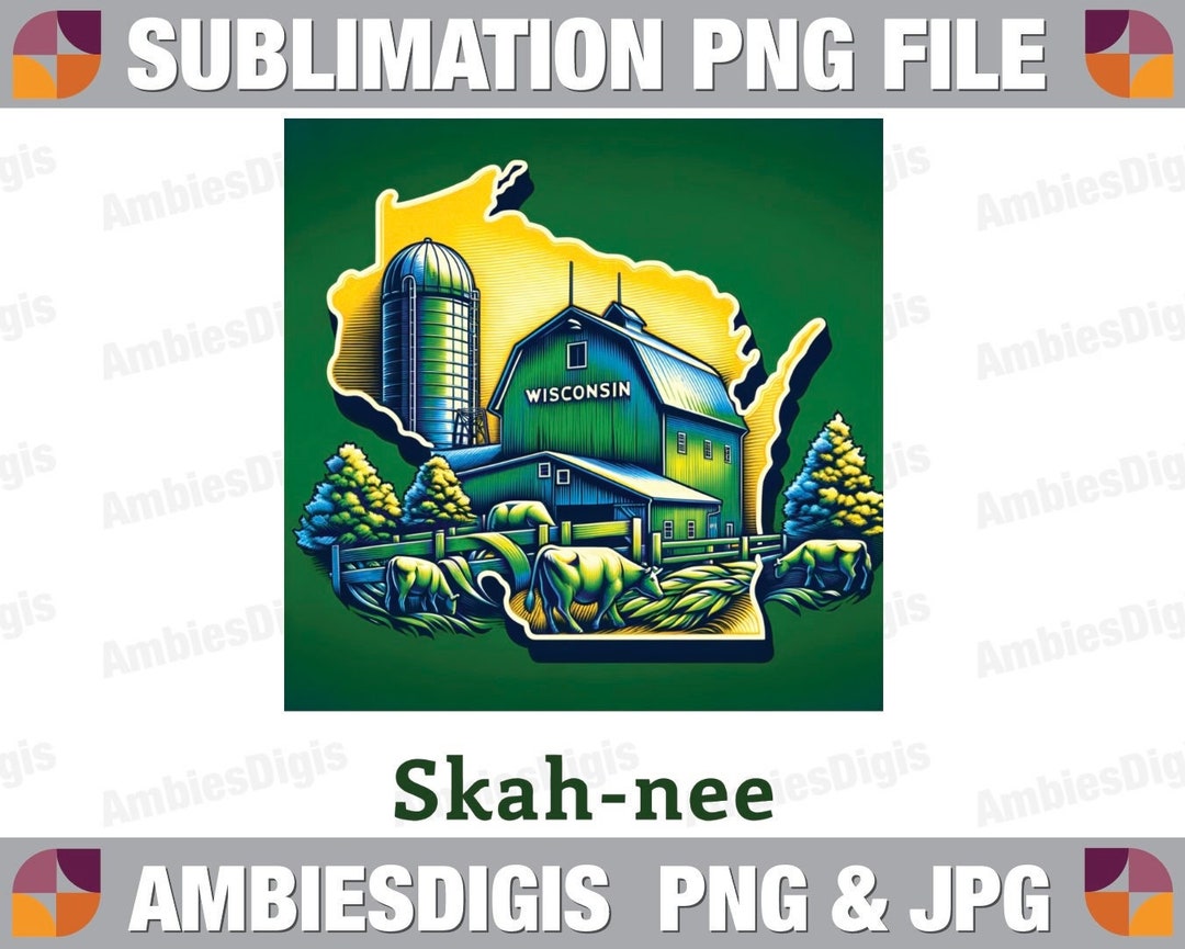 Wisconsin Sconnie "skah-nee" Graphic PNG - INSTANT DOWNLOAD - Etsy