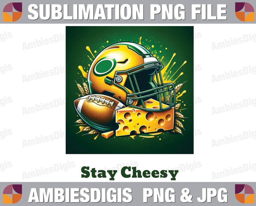 Wisconsin Football Cheesehead - Stay Cheesy Graphic PNG - INSTANT ...