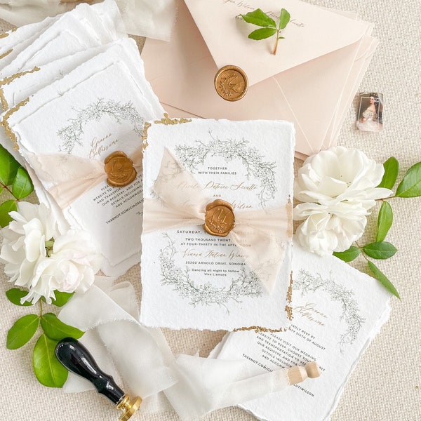 Handmade Invitations - Etsy