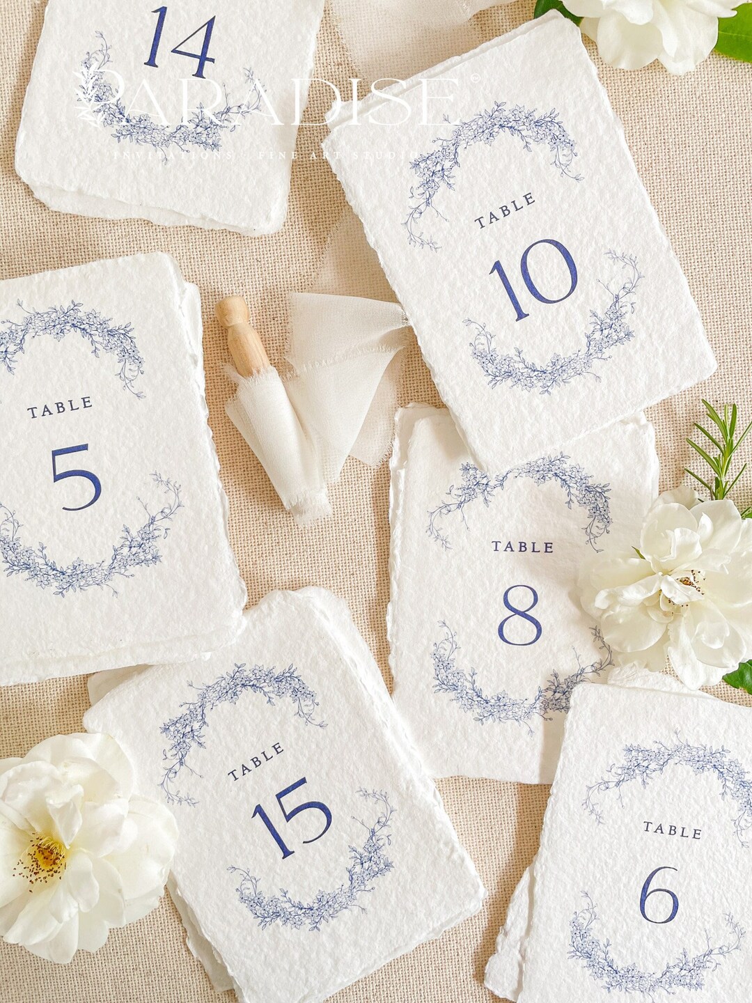 Marie-lou Handmade Table Numbers, Elegant Table Numbers, Printable ...