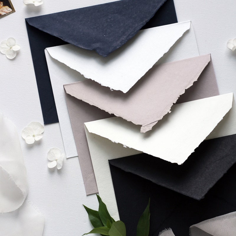 Deckled Edge Envelopes - Etsy