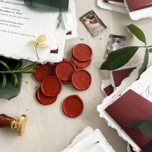 Venetian Red Custom Wax Seals, Luxury Addition to Your Sets, Multiple ...