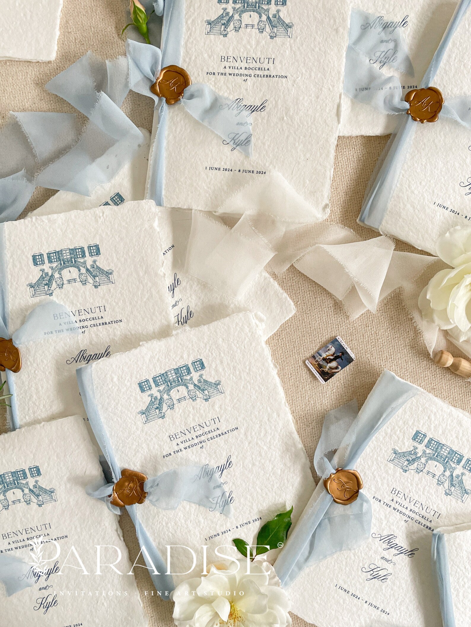 Wedding Programs | Handmade Paper | Custom Venue Artwork | Elegant ...