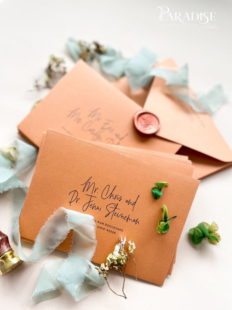 Terracotta Envelopes Premium Paper Envelopes Wedding - Etsy Terracotta Envelopes Premium Paper Envelopes Wedding - Etsy
