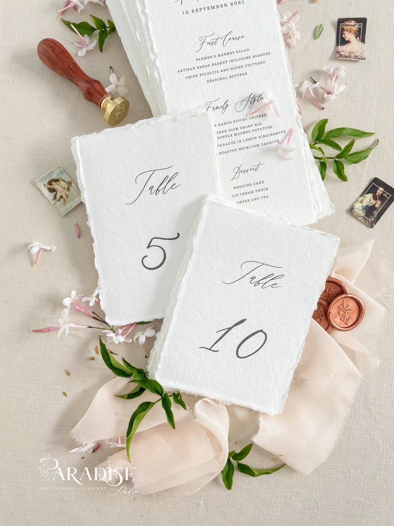 Ina Handmade Table Numbers Elegant Table Numbers Printable - Etsy