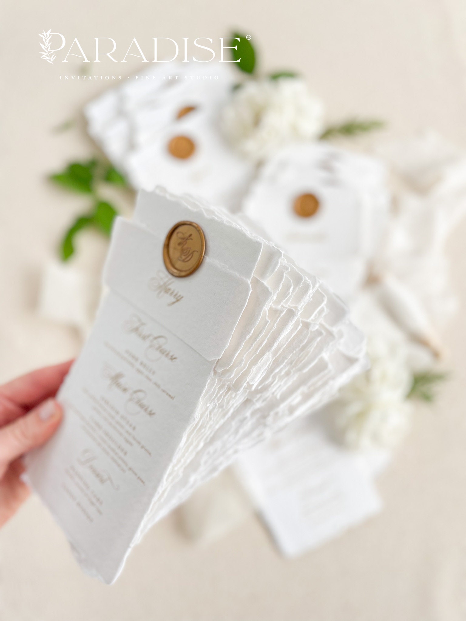 Coco Handmade Paper Menus Menu Template Printable Menus - Etsy