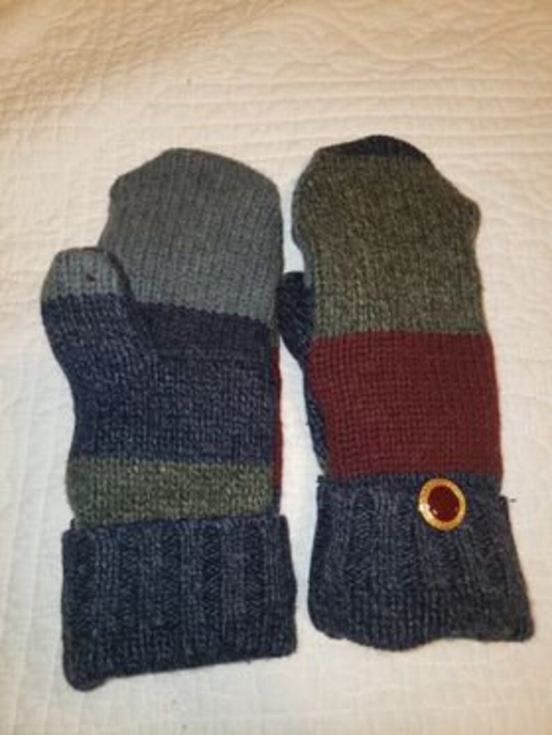 Wool Mittens - Etsy