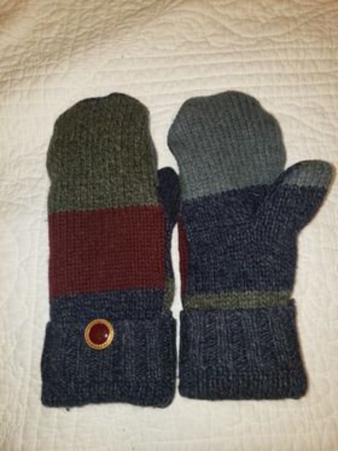Wool Mittens - Etsy