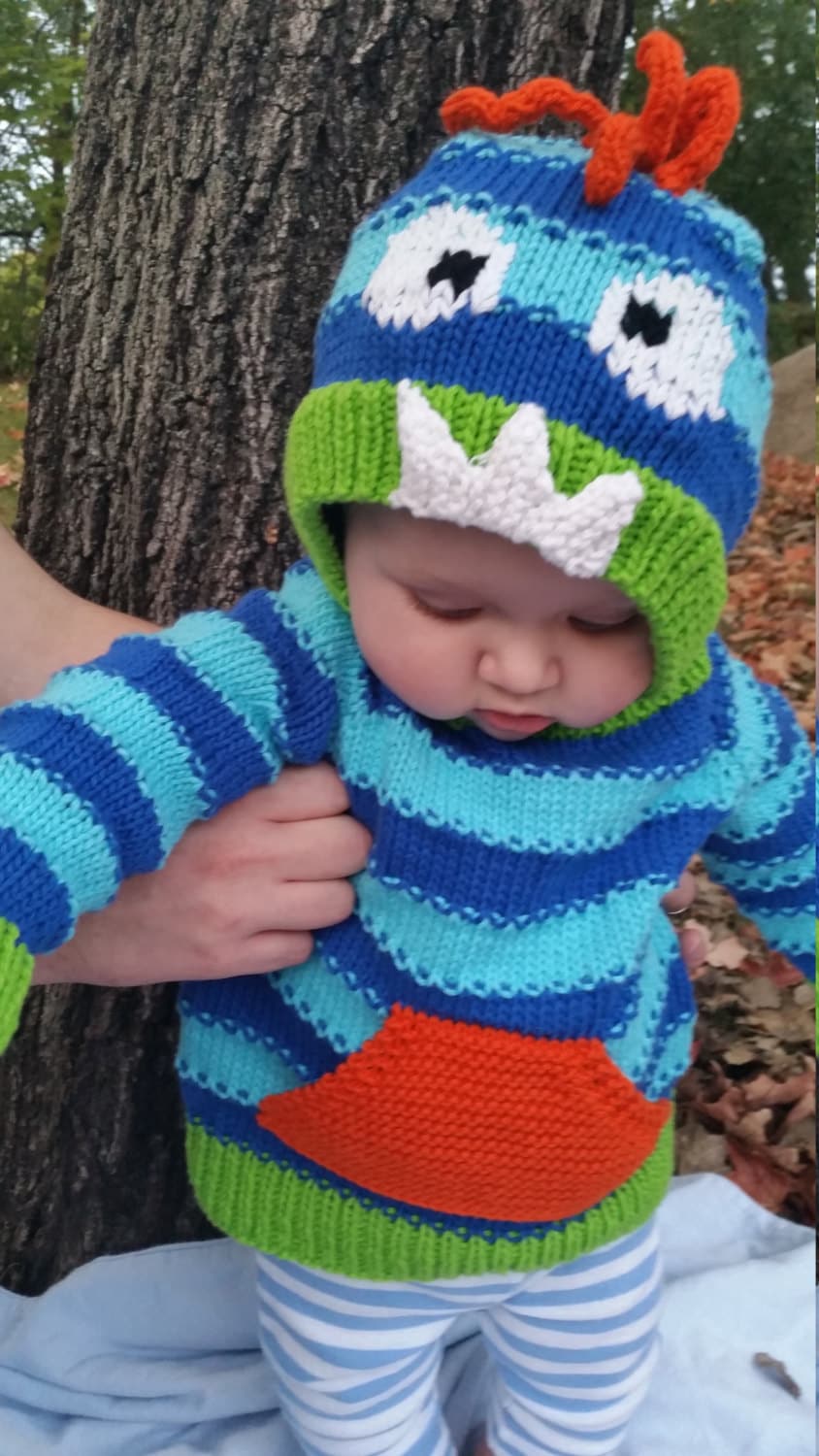 Lil" Monster Pattern - Etsy