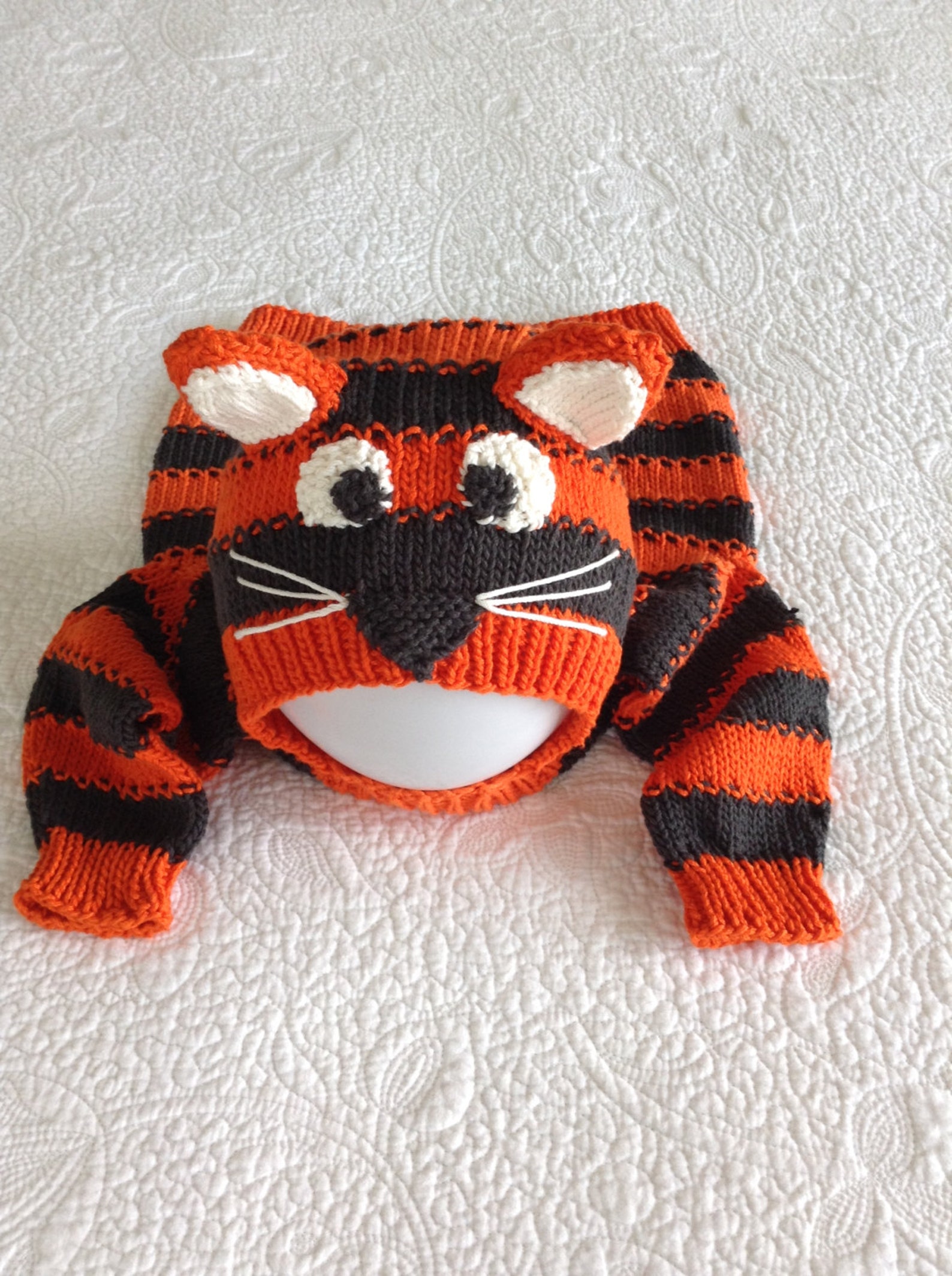 Lil' Tiger Knitting Pattern - Etsy