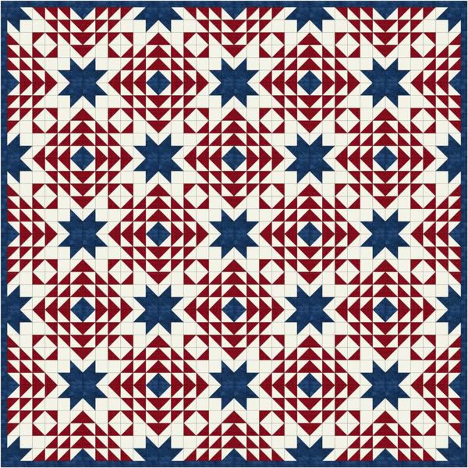 Nighttime Blooms Quilt Kit by Whitecotton Quilts - Etsy