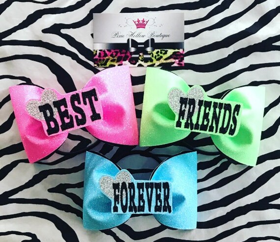 Best Friends Forever Bow Set | Etsy