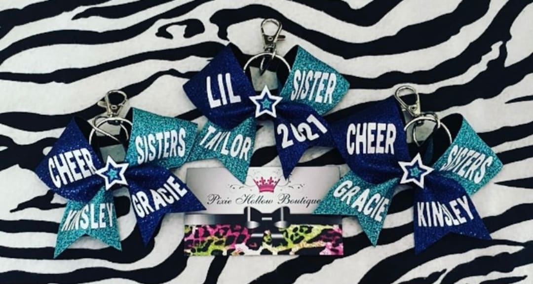 Cheer Sister Custom Key Chains - Etsy