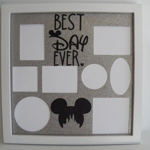 Disney Picture Frame Best Day Ever Collage Photo Frame Mickey | Etsy