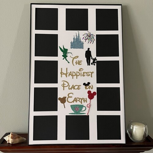 Disney Best Day Ever Photo Frame Collage Picture Frame Mickey - Etsy