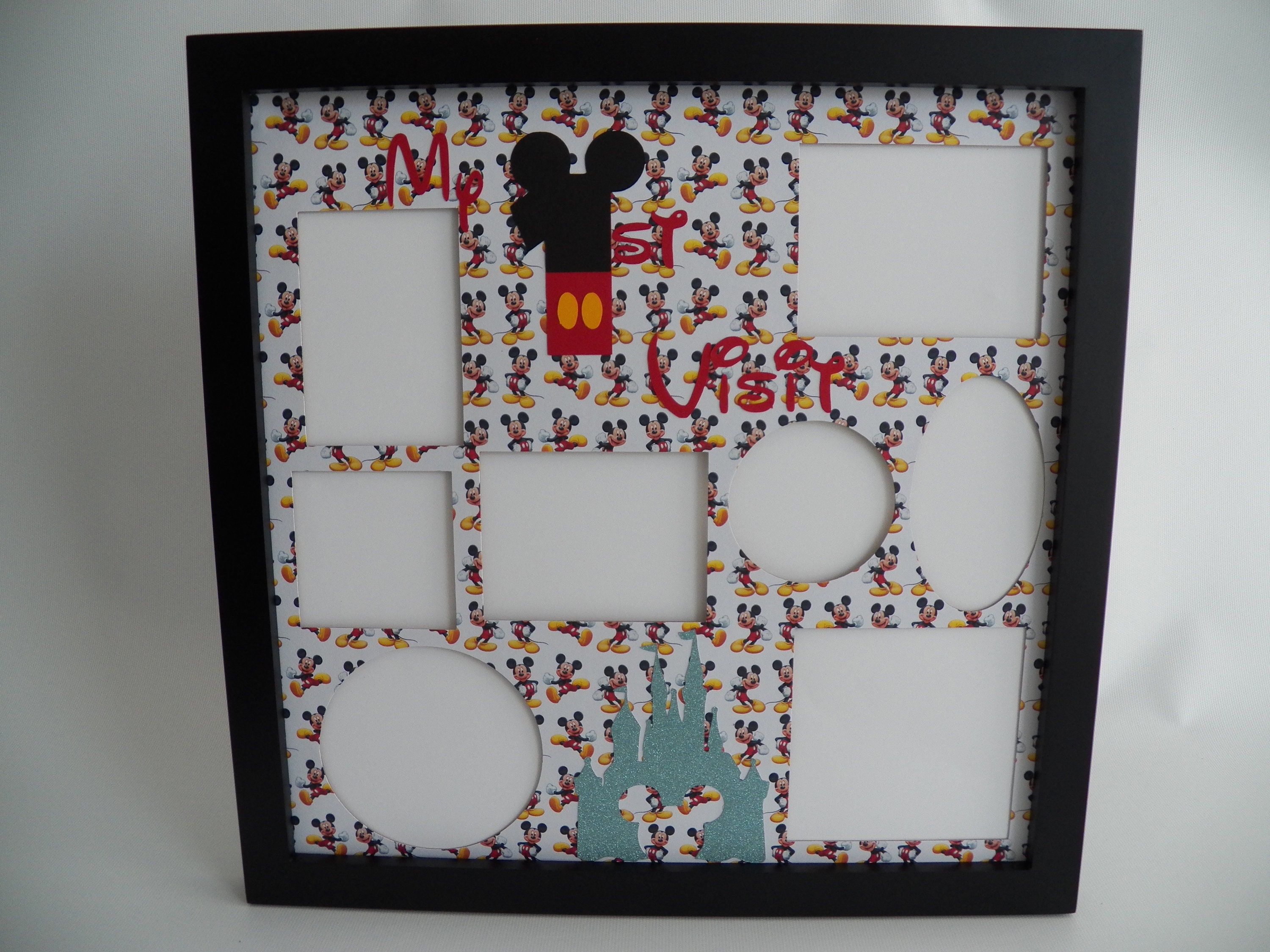 Disney Frame 1st Visit Vacation Picture First Collage Photo | Etsy