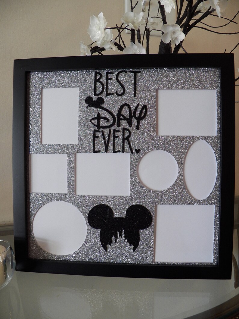 Disney Picture Frame Best Day Ever Collage Photo Frame Mickey | Etsy
