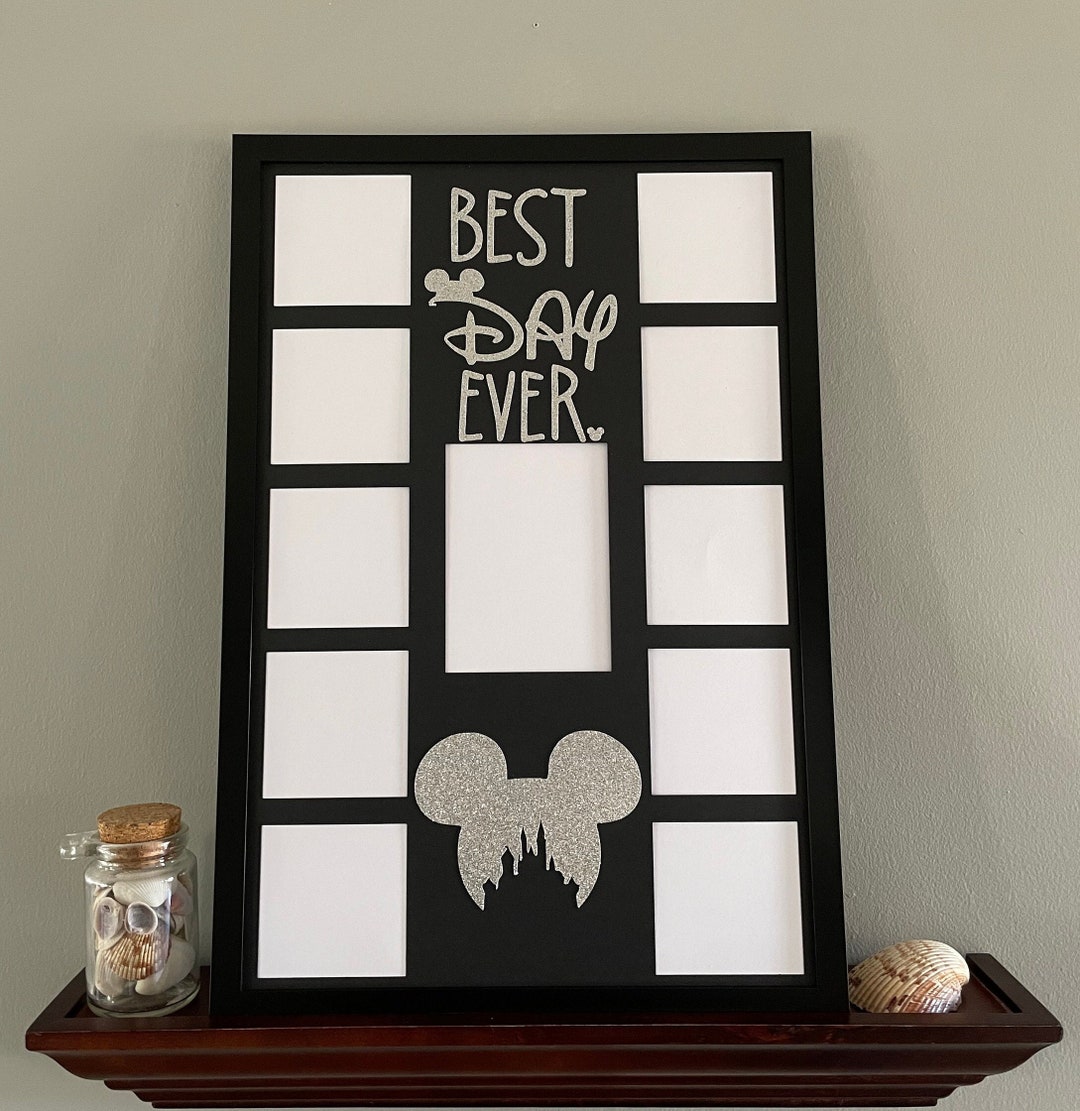 Disney Best Day Ever Photo Frame Collage Picture Frame Mickey Mouse ...