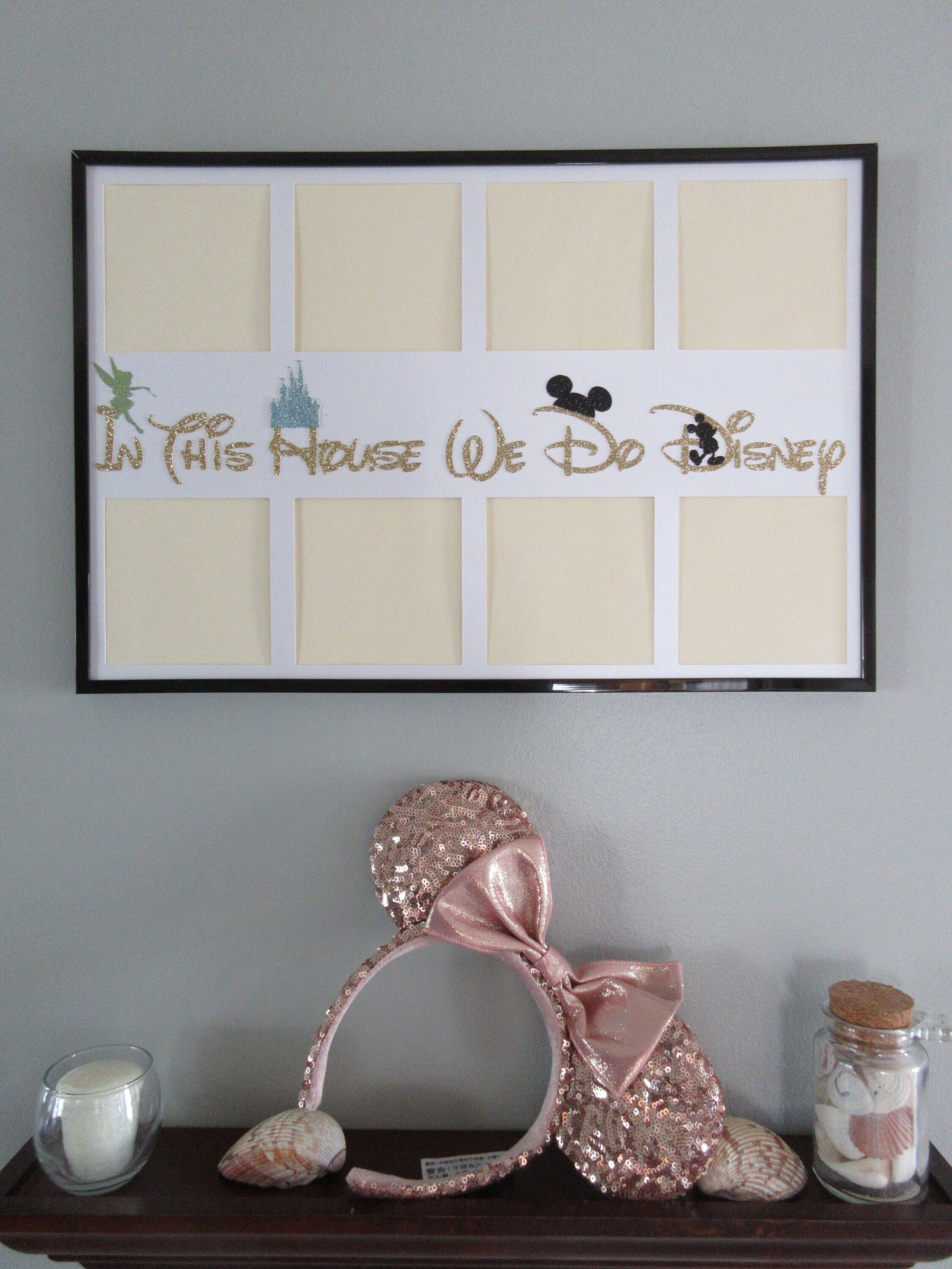 Disney House Photo Frame Collage Picture Frame Castle | Etsy