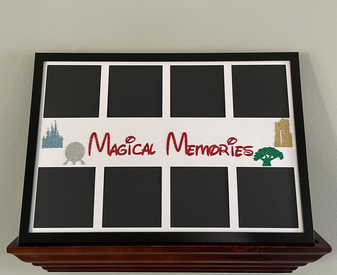 Disney Magical Memories Photo Frame Collage Picture Frame Four Parks ...