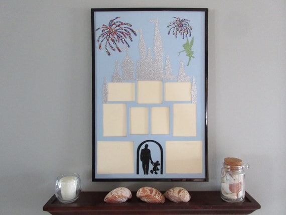 Disney Castle Photo Frame Collage Picture Frame Mickey Mouse - Etsy