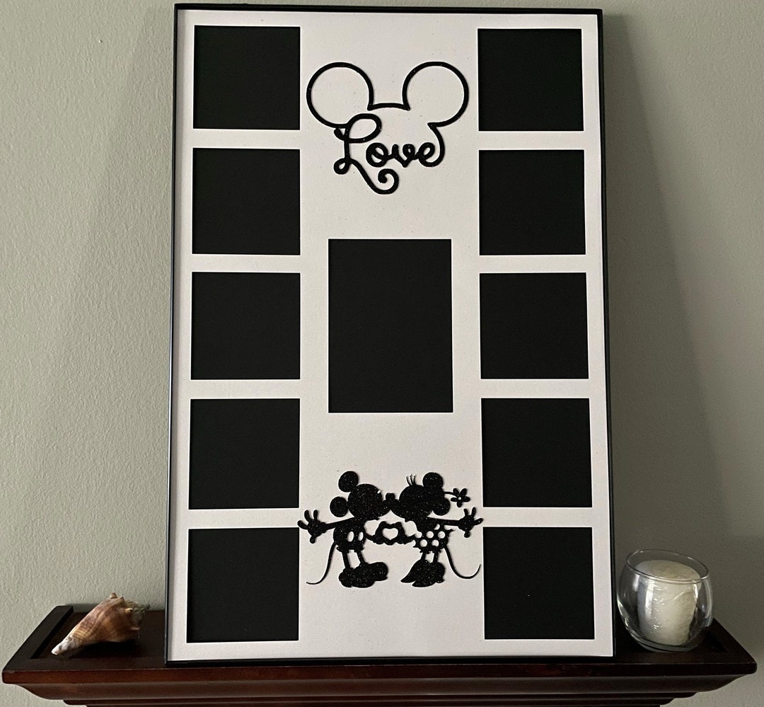 Disney Mickey Minnie Mouse Picture Frame Collage Photo Frame - Etsy