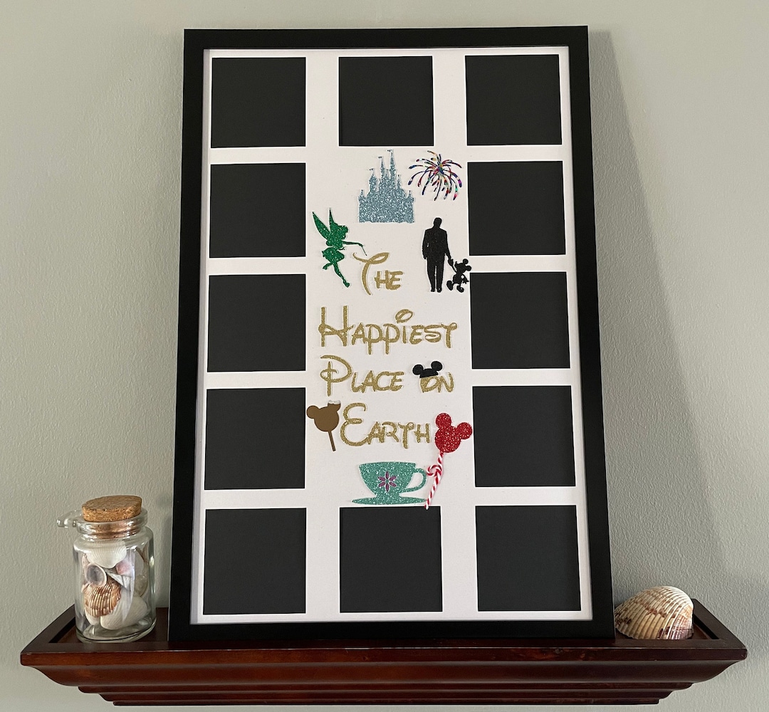 Disney World Frame Mickey Mouse Magical Place Picture Frame Collage ...