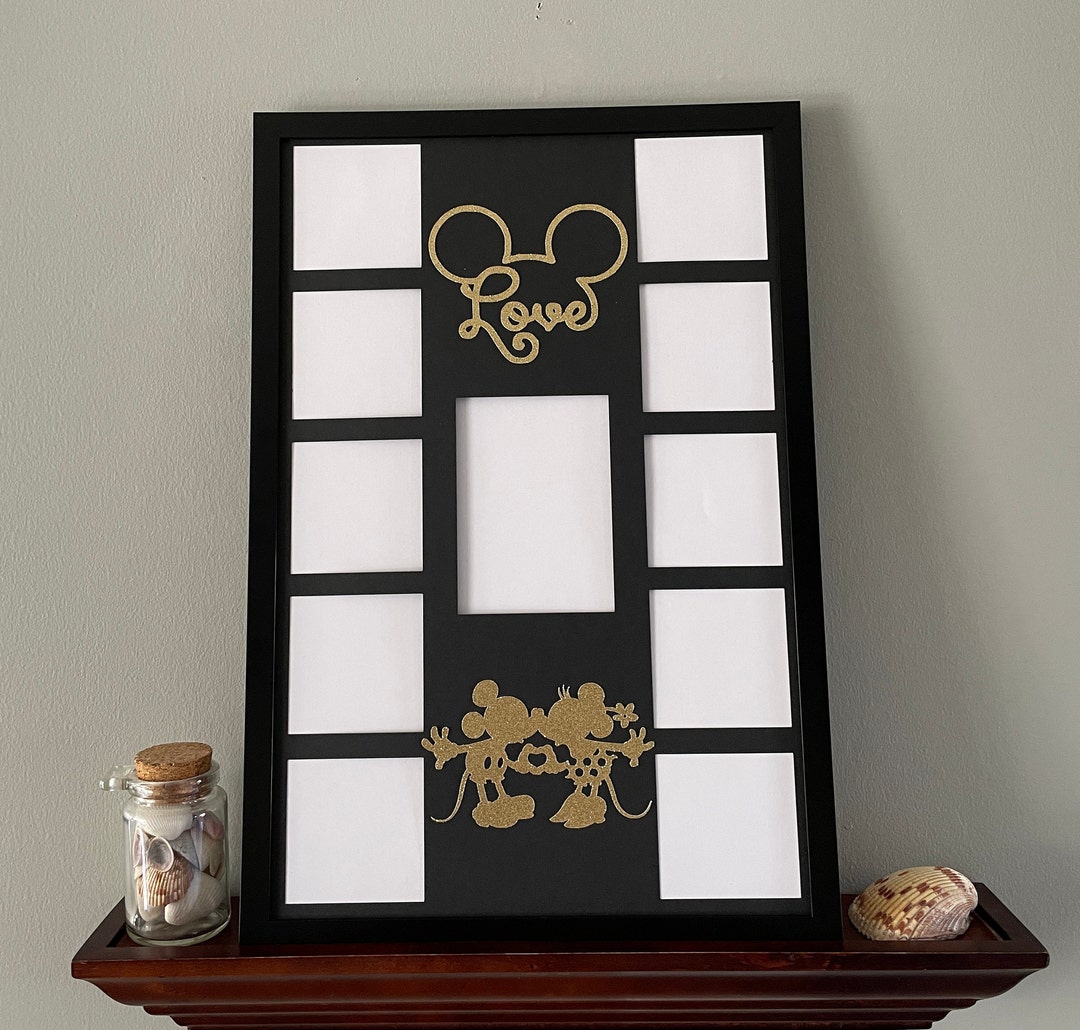 Disney Mickey Minnie Mouse Picture Frame Collage Photo Frame Love ...