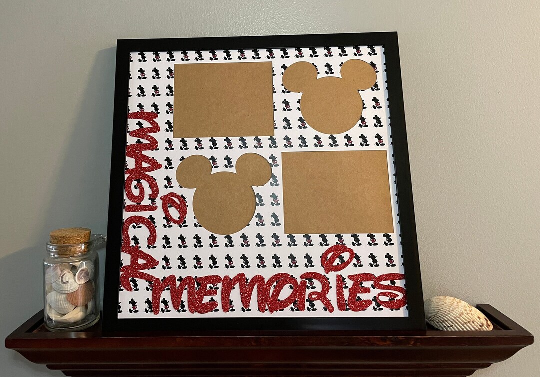 Disney Magical Memories Photo Frame Collage Picture Frame Mickey Mouse ...