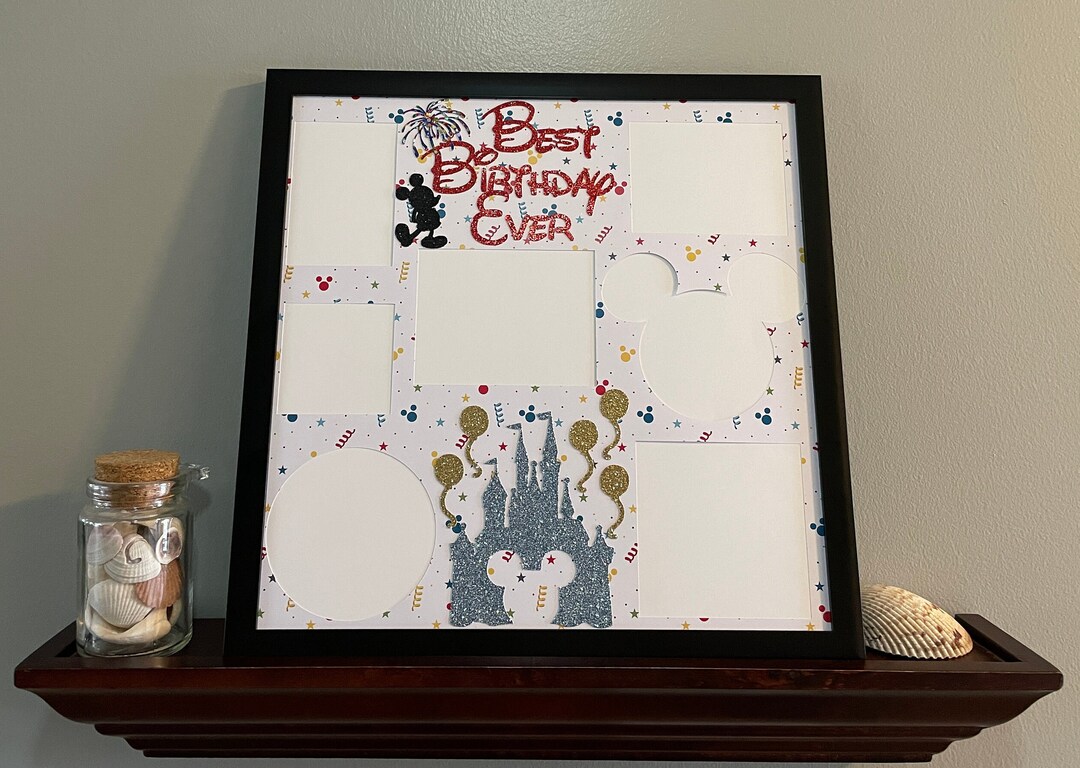 Disney Mickey Mouse Picture Frame Collage Photo Frame Birthday Disney ...