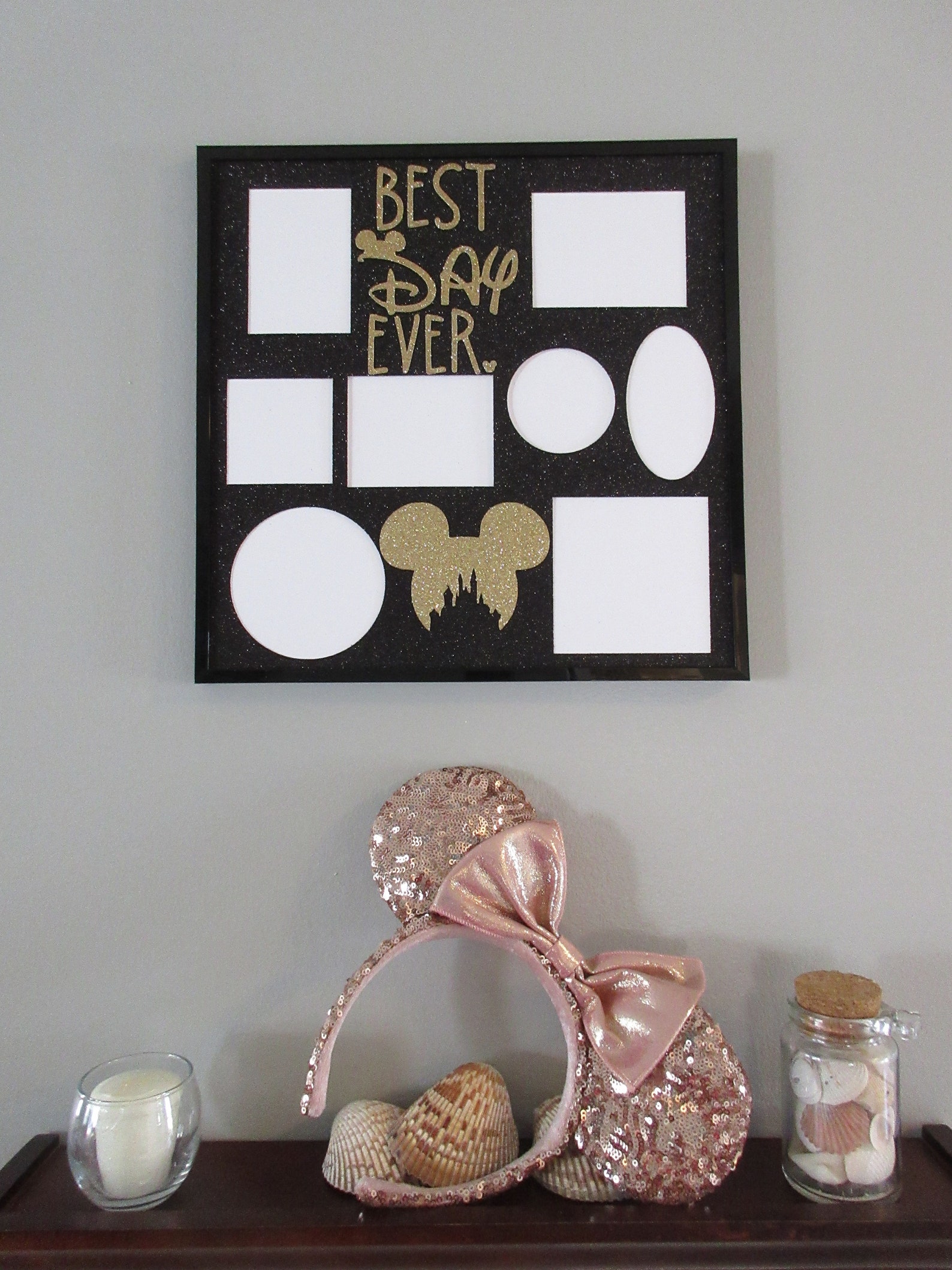 Disney Best Day Ever Photo Frame Collage Picture Frame Mickey - Etsy
