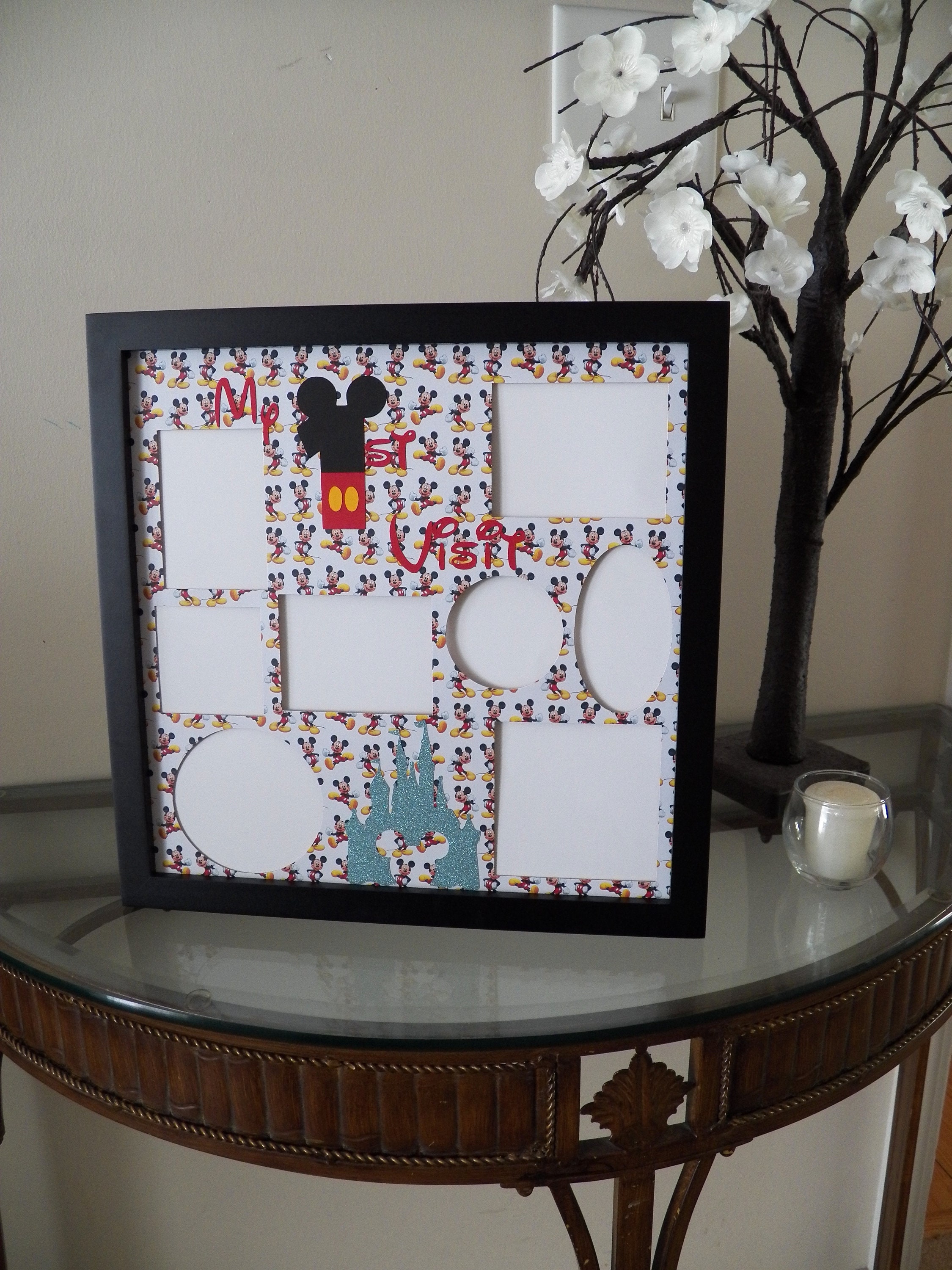 Disney Frame 1st Visit Vacation Picture First Collage Photo | Etsy