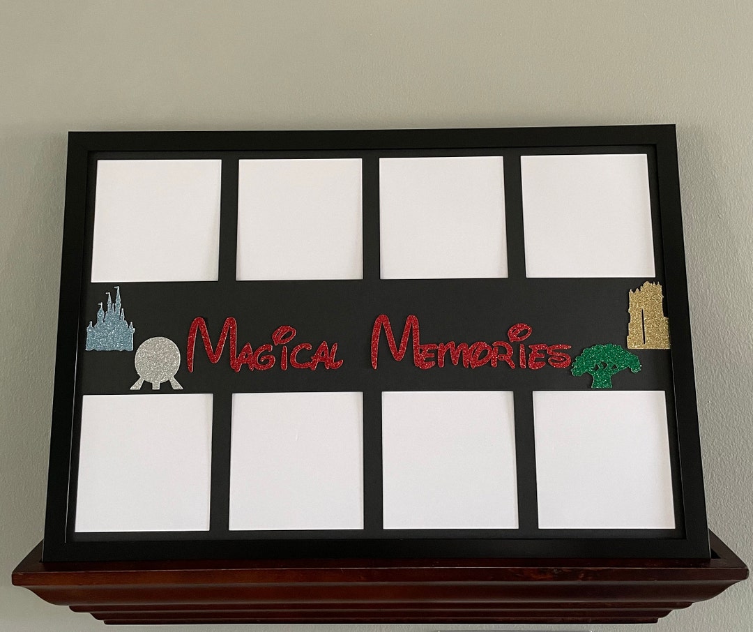 Disney Magical Memories Photo Frame Collage Picture Frame Four Parks ...