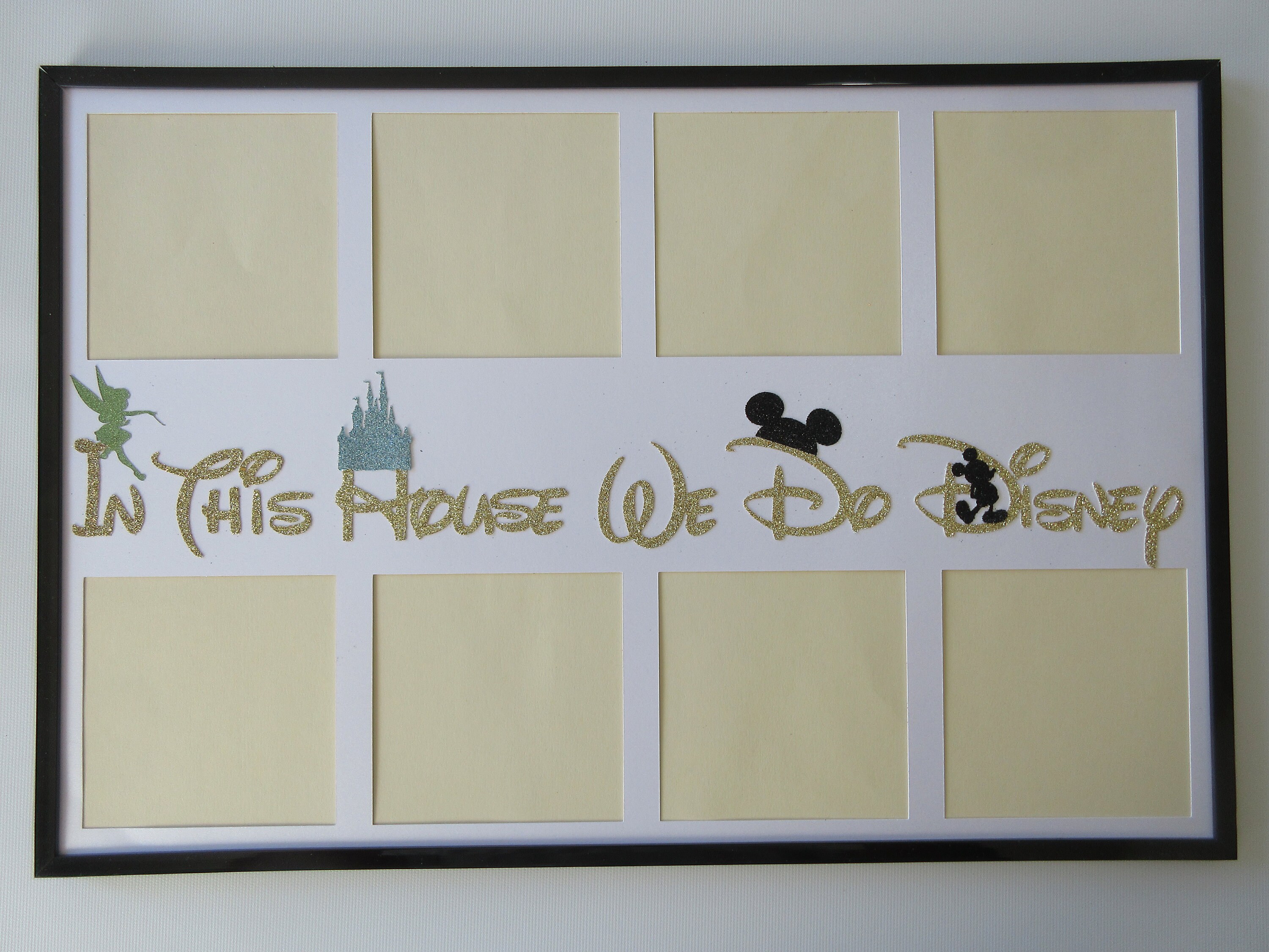 Disney House Photo Frame Collage Picture Frame Castle | Etsy
