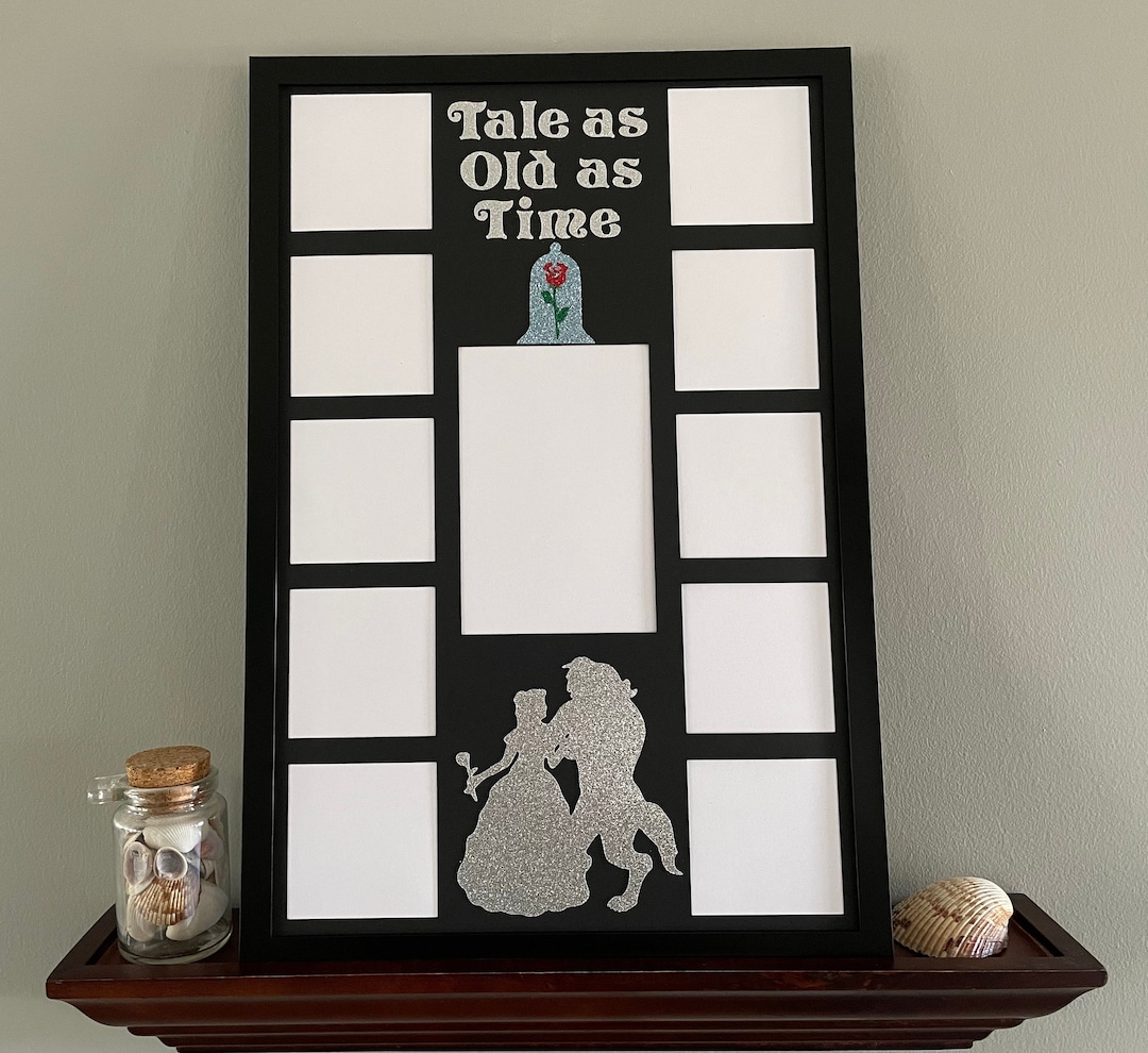 Disney Beauty and the Beast Photo Frame Collage Picture Frame Belle ...