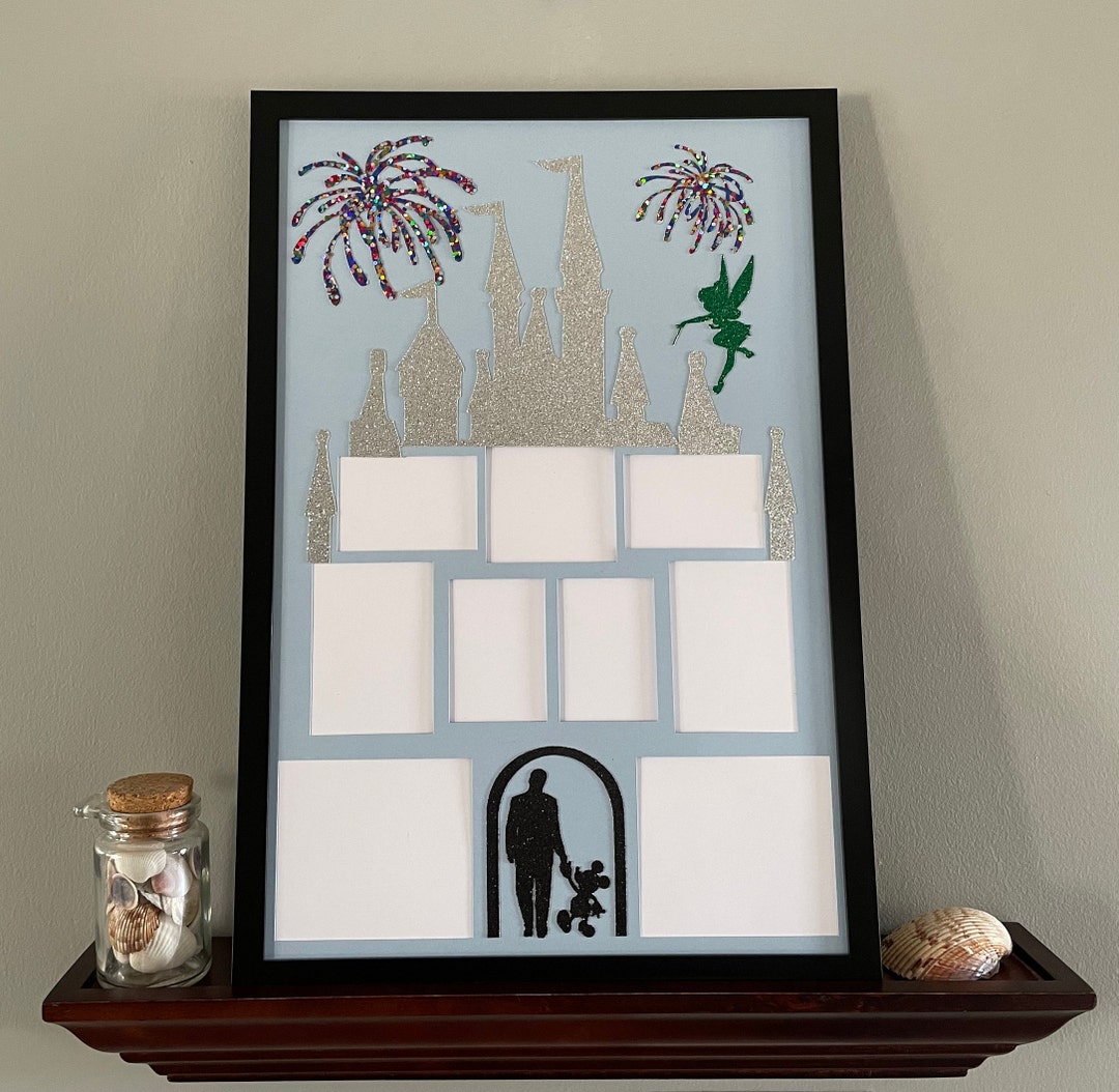 Disney Castle Photo Frame Collage Picture Frame Mickey Mouse Walt ...