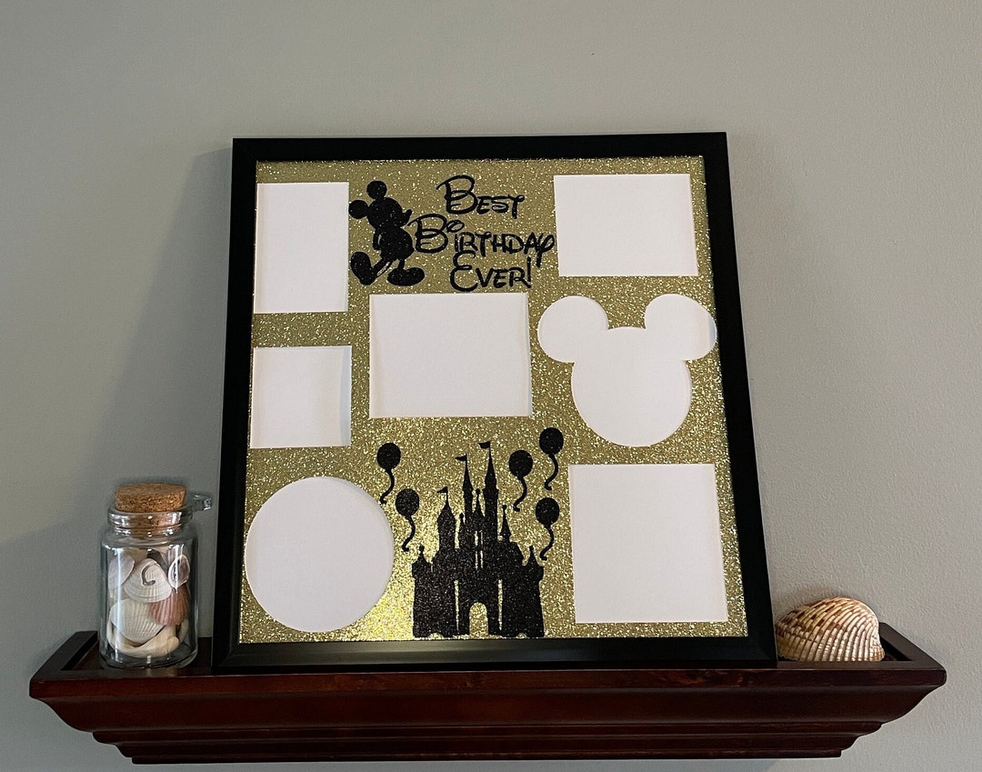 Disney Mickey Mouse Picture Frame Collage Photo Frame Birthday Disney ...