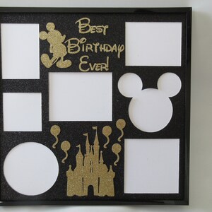 Disney Mickey Mouse Picture Frame Collage Photo Frame Birthday - Etsy