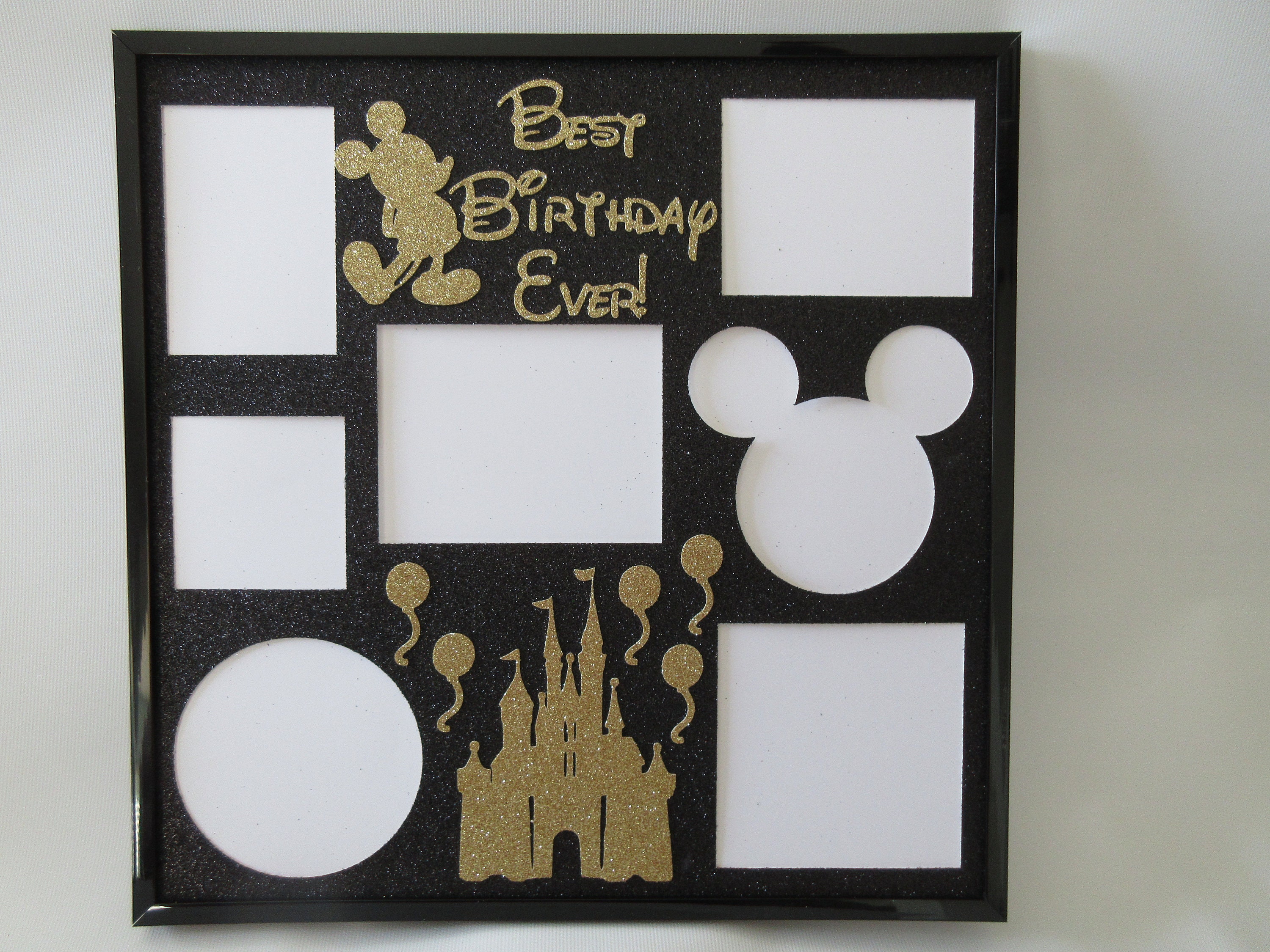 Disney Mickey Mouse Picture Frame Collage Photo Frame Birthday - Etsy