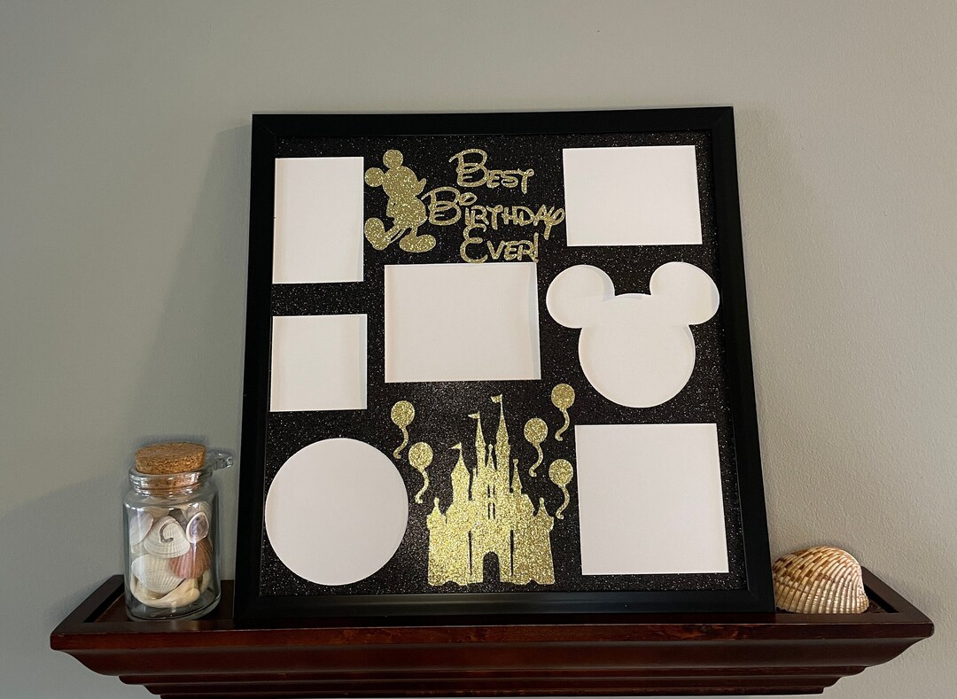 Disney Mickey Mouse Picture Frame Collage Photo Frame Birthday Disney ...