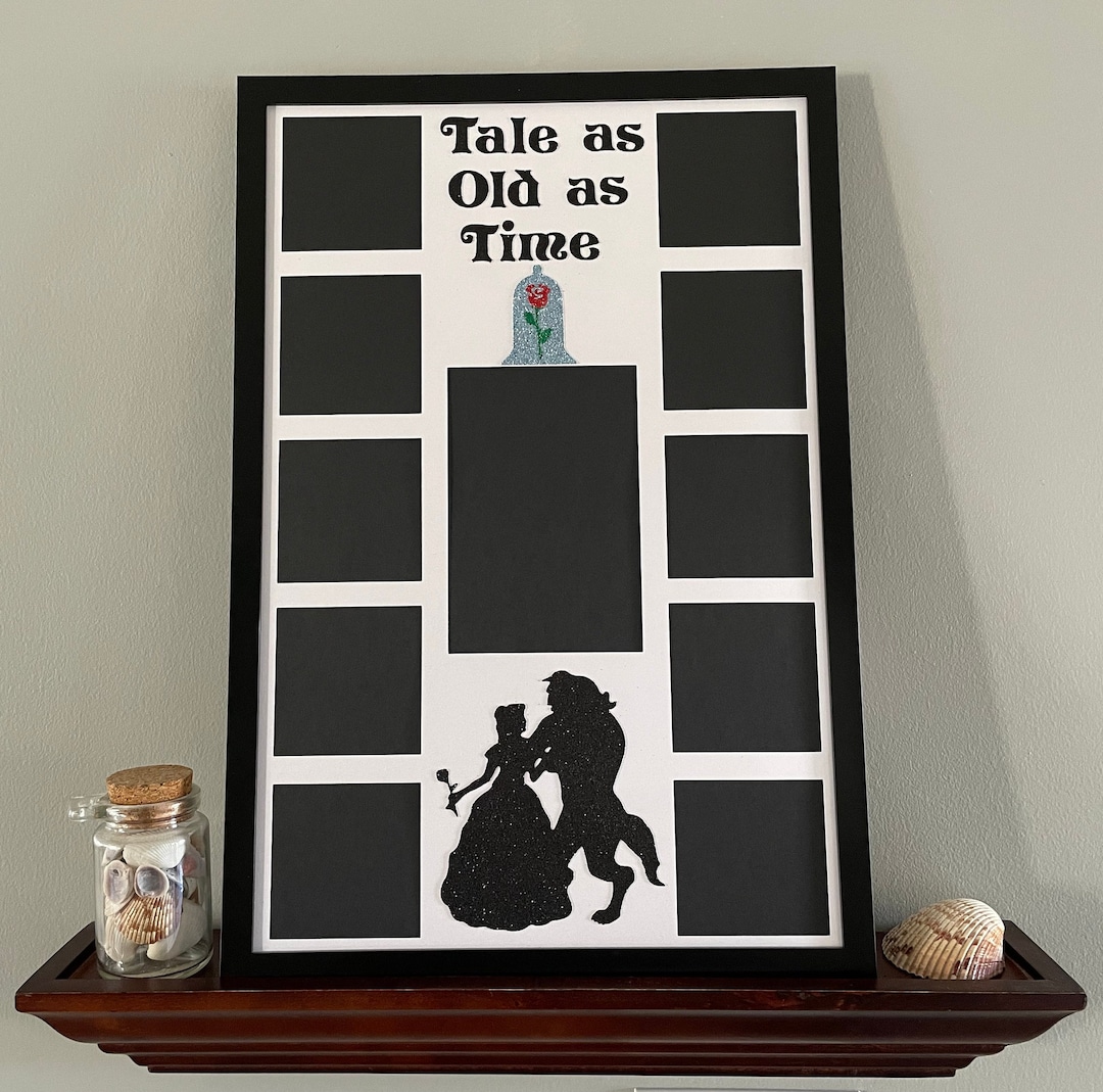 Disney Beauty and the Beast Photo Frame Collage Picture Frame Belle ...