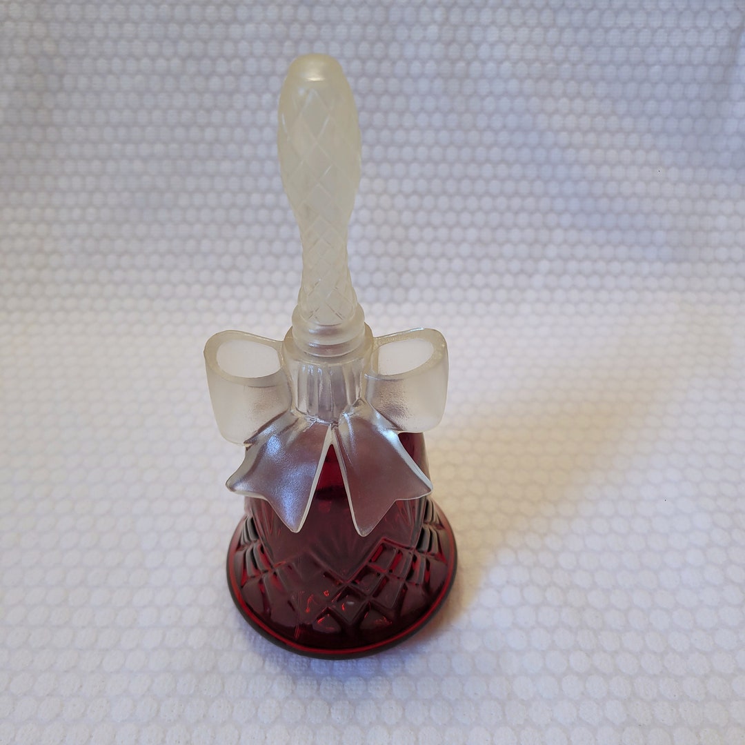Avon Crystalsong Ruby Red Bell Cologne Bottle - Etsy