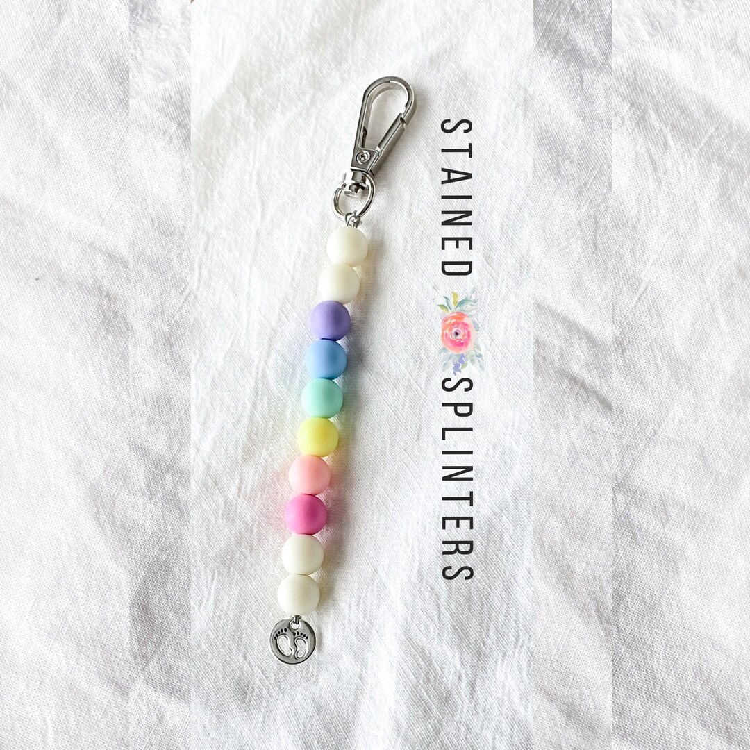 Pastel Rainbow Cervical Dilation Beads Nurse Gift OB Badge - Etsy