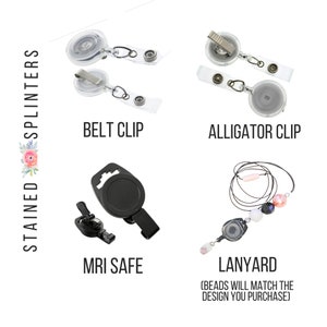 Spring Fling Floral Mouse Head Custom Glitter Badge Clip Personalized ...