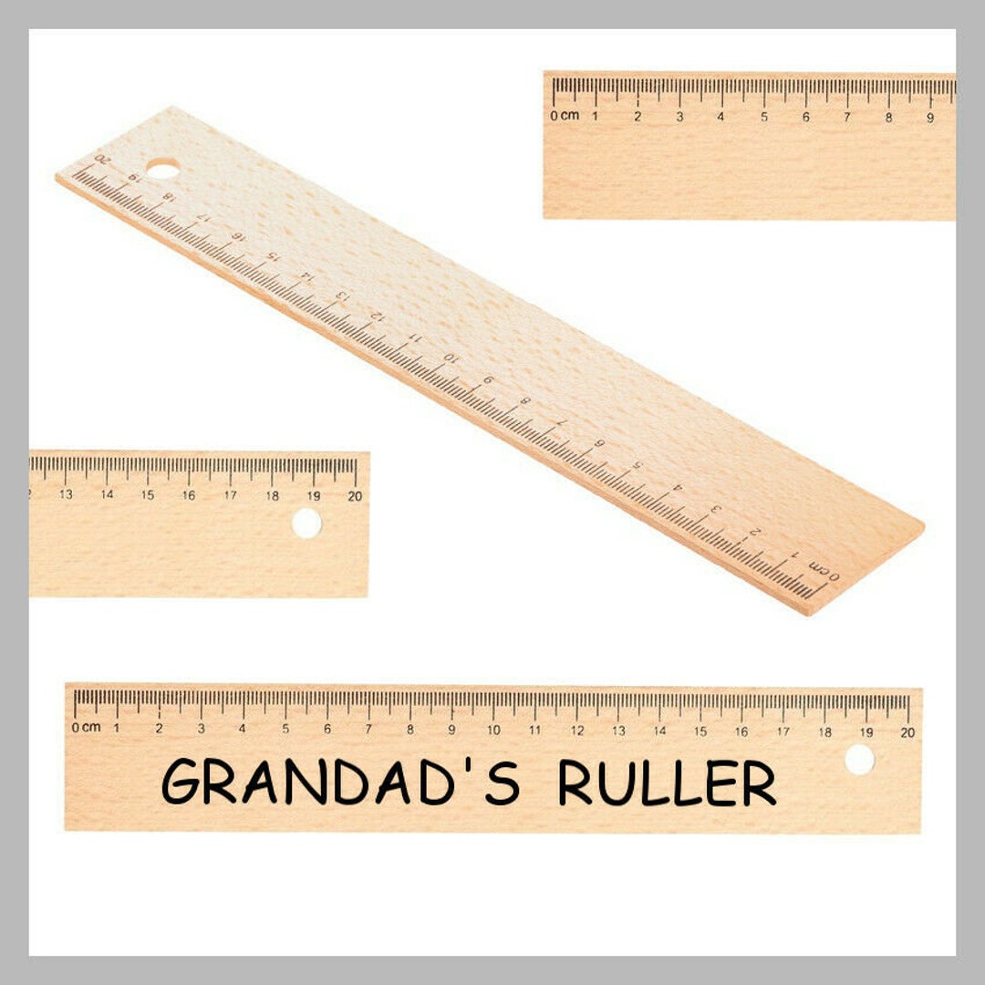 Fathers Day Gift Personalised Engraved Ruller Present Great - Etsy