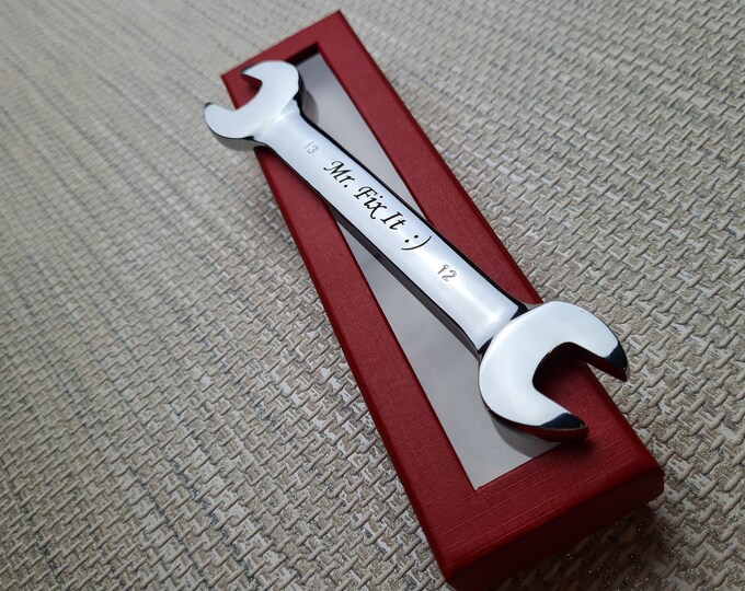 Personalised Spanner Gift Birthday Gift for Dad Him Daddy Husband ...